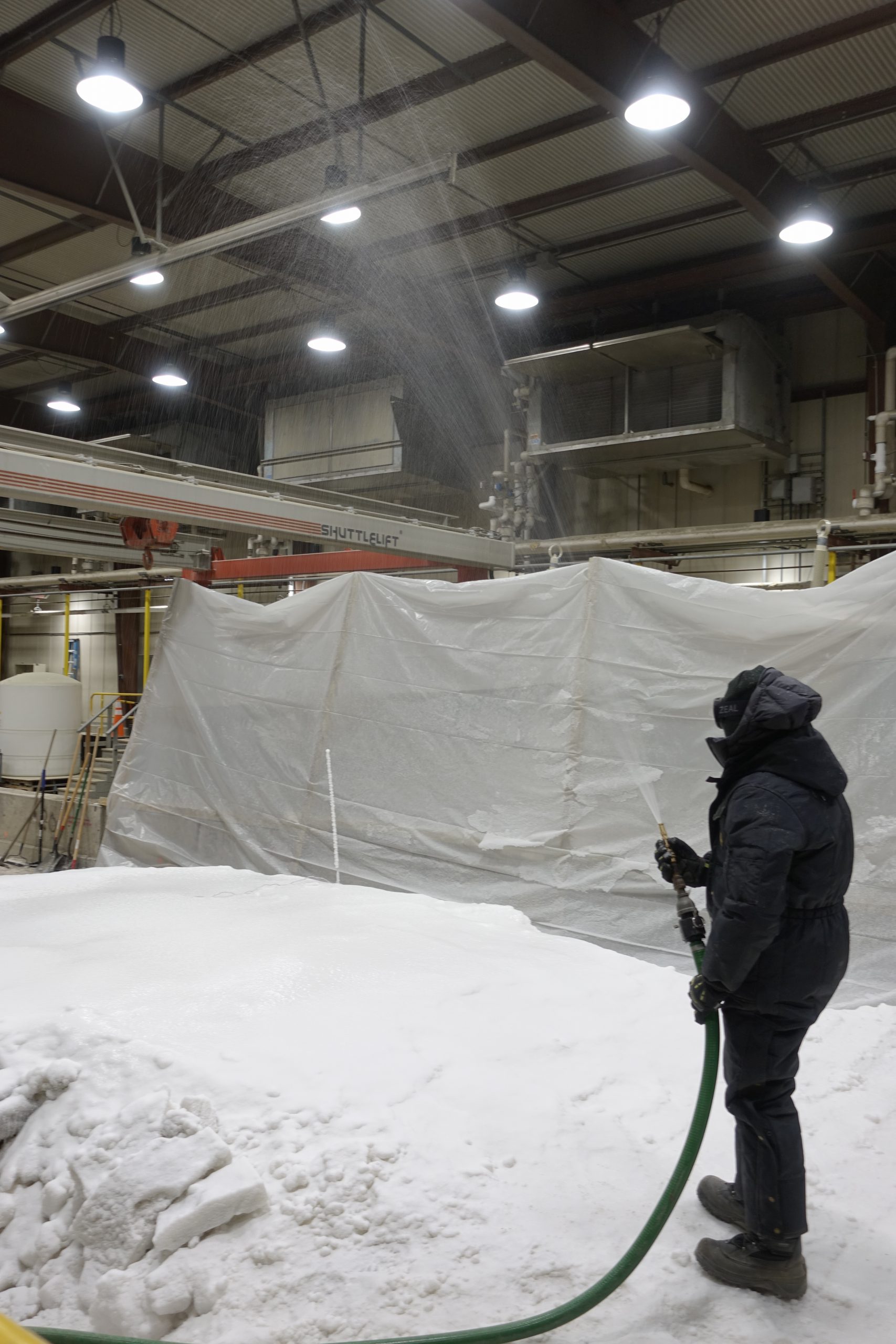 Using Snow and Ice to Construct a Dry Gap Crossing - SAME