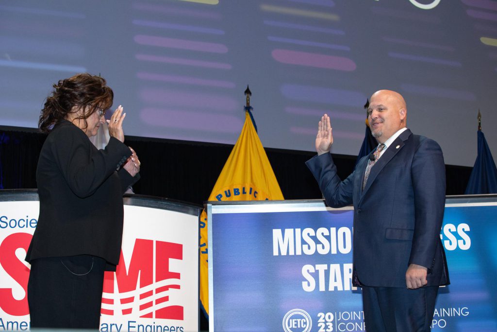 Perham Sworn In as 104th SAME President - SAME