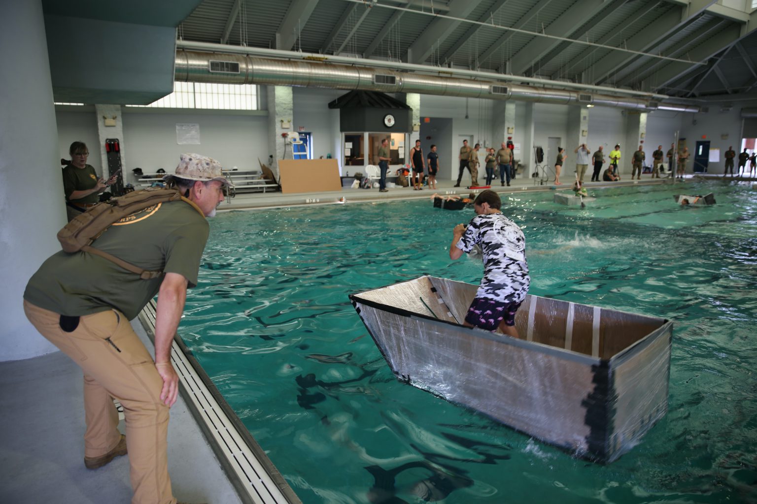 Camp Mentor Gives Back at the USMC Engineering & Construction Camp - SAME
