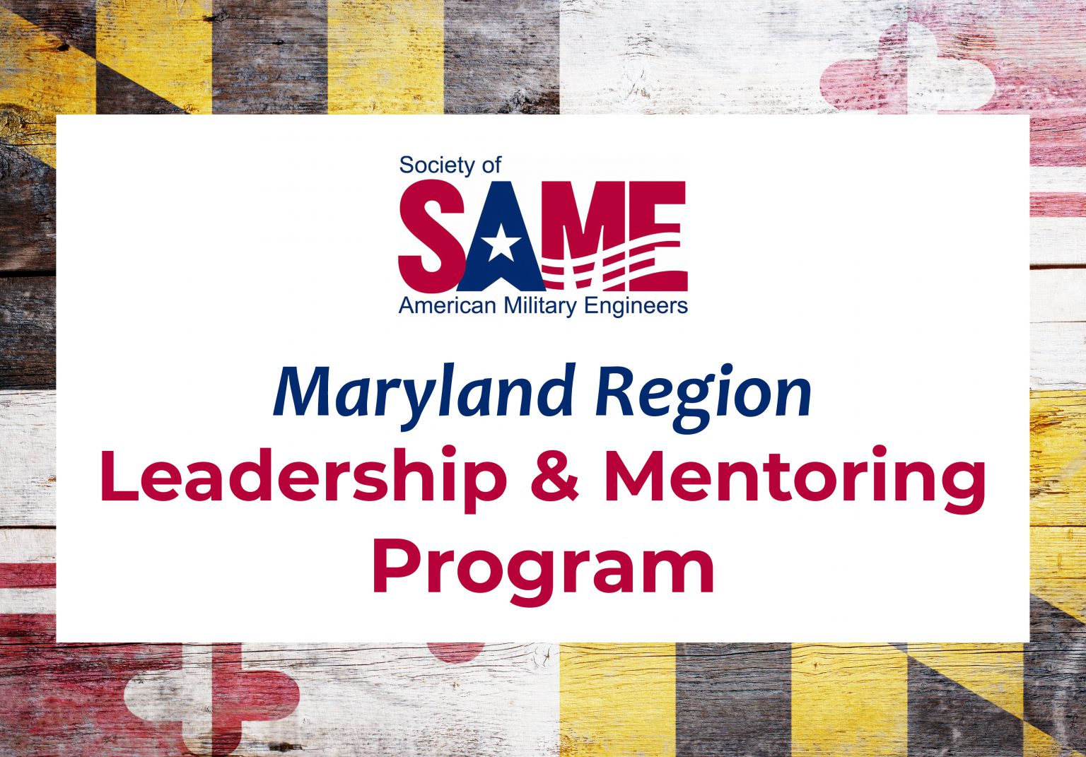 Leadership and Mentoring Program - SAME