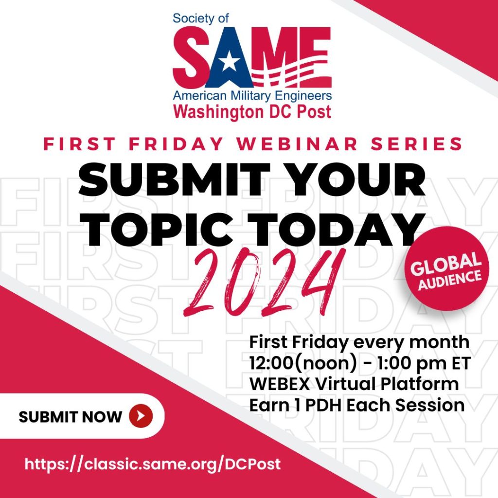 First Friday Webinar Series - SAME