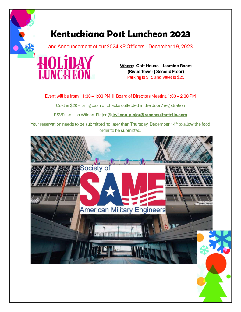 Kentuckiana Post Luncheon 2023 - SAME