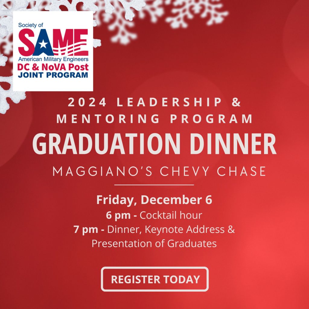 SAME DC & NoVA - REGISTER NOW - Dec. 6 - 2024 Leadership & Mentoring ...