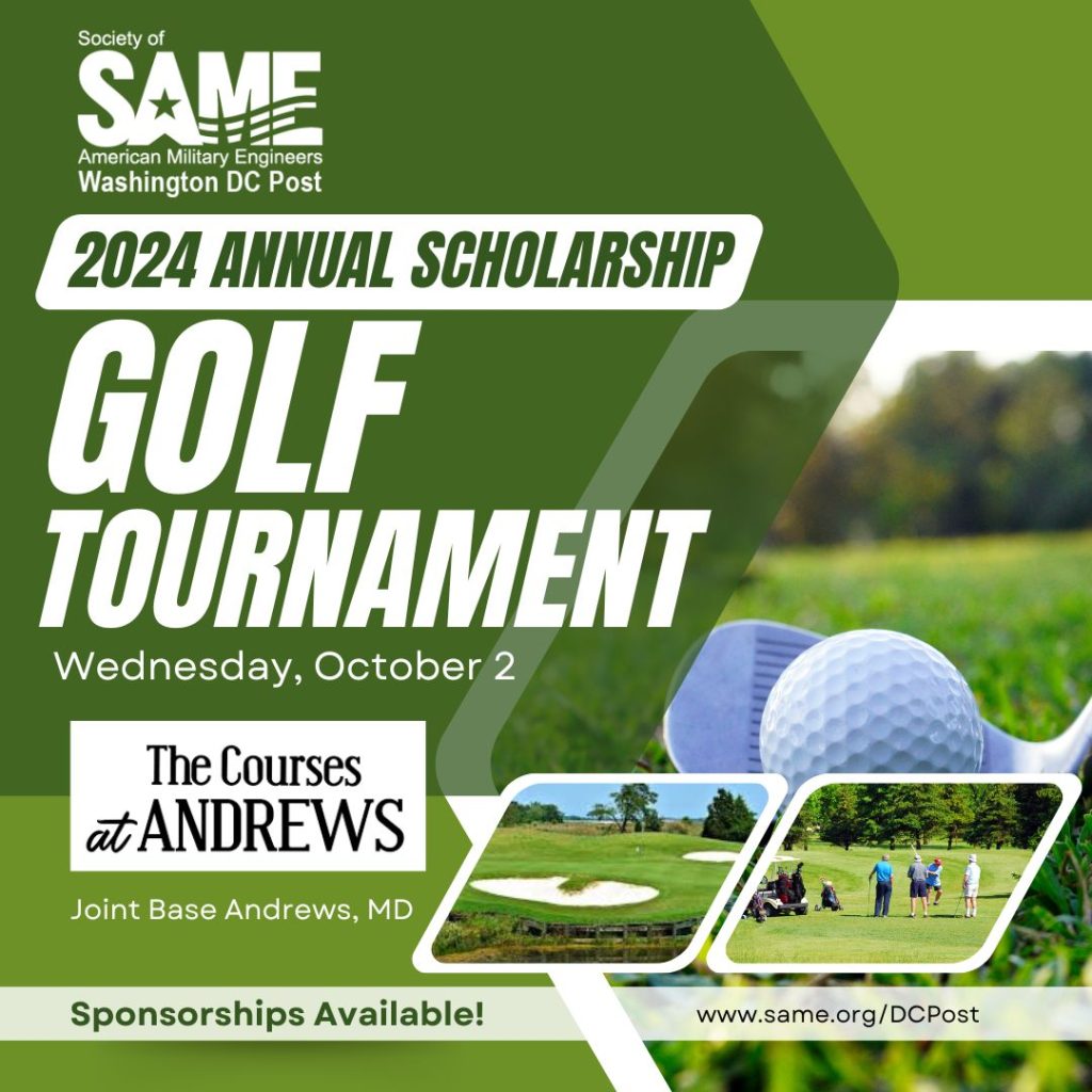 SOLD OUT - SAME DC - Wed., Oct. 2 - 2024 Scholarship Golf Tournament, The Courses at Andrews - SAME