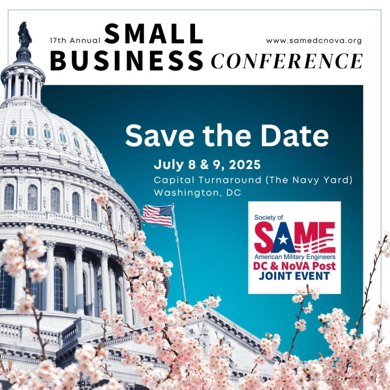 SAVE THE DATE - Tues. & Wed., July 8 & 9, 2025 - SAME DC & NoVA Post's 17th Annual Small ...