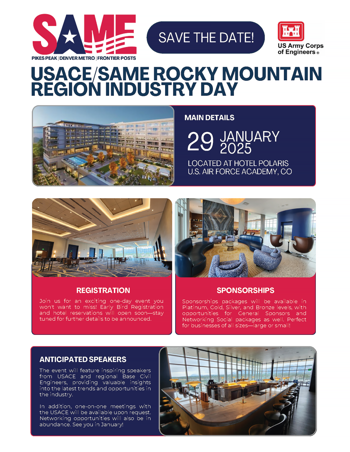 Rocky Mountain Region Industry Day w/ USACE Omaha District. Brand New ...