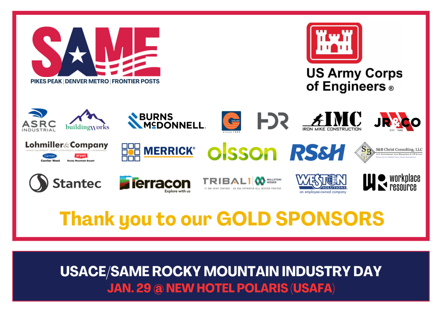 Rocky Mountain USACE Industry Day - SAME