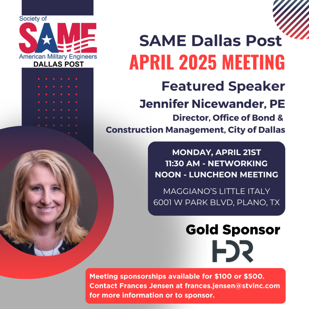 SAME Dallas Post - April 2025 Meeting - SAME