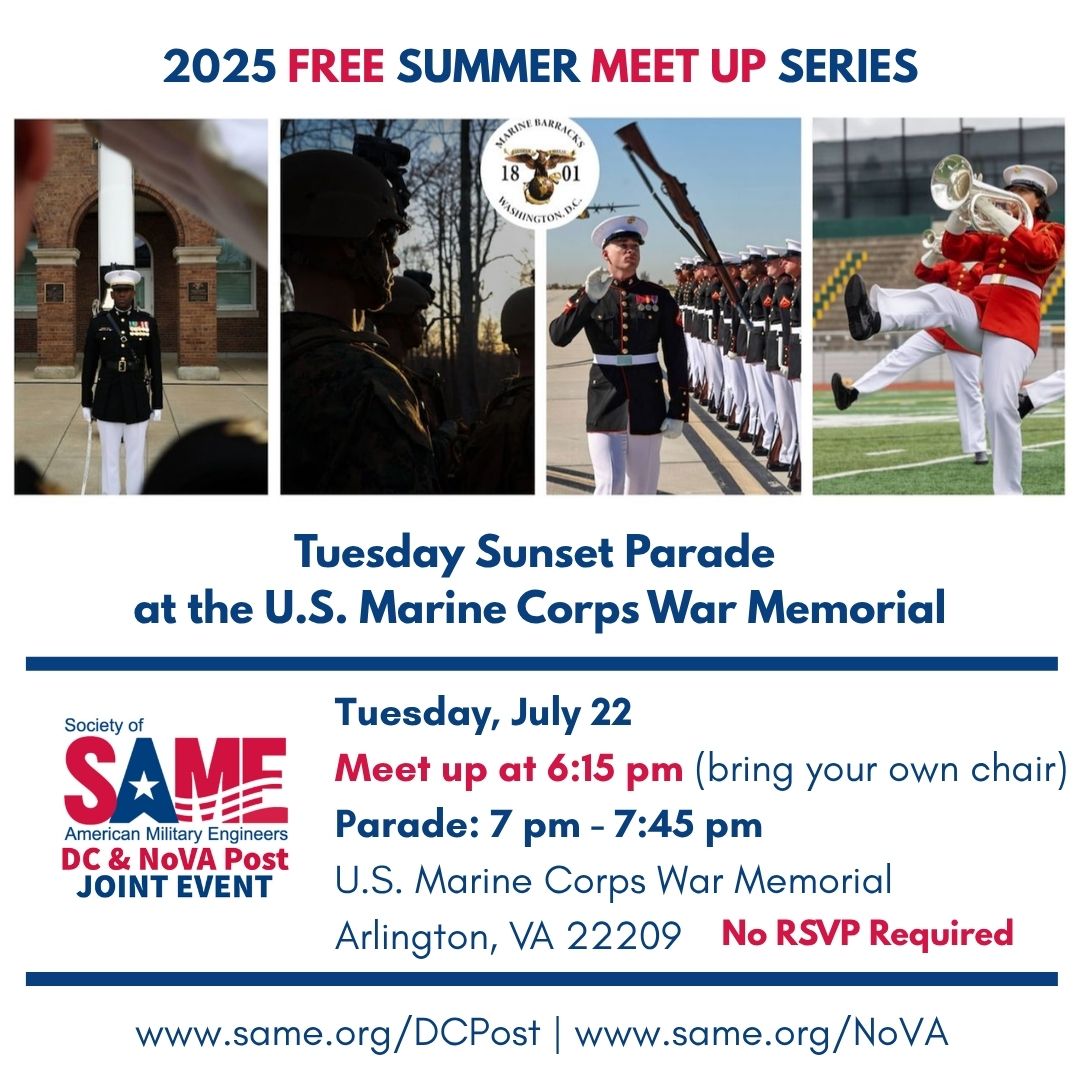 SAME DC & NoVA Posts - Free Meet Up - Tues., July 22 - Tuesday Sunset Parade at the U.S. Marine ...