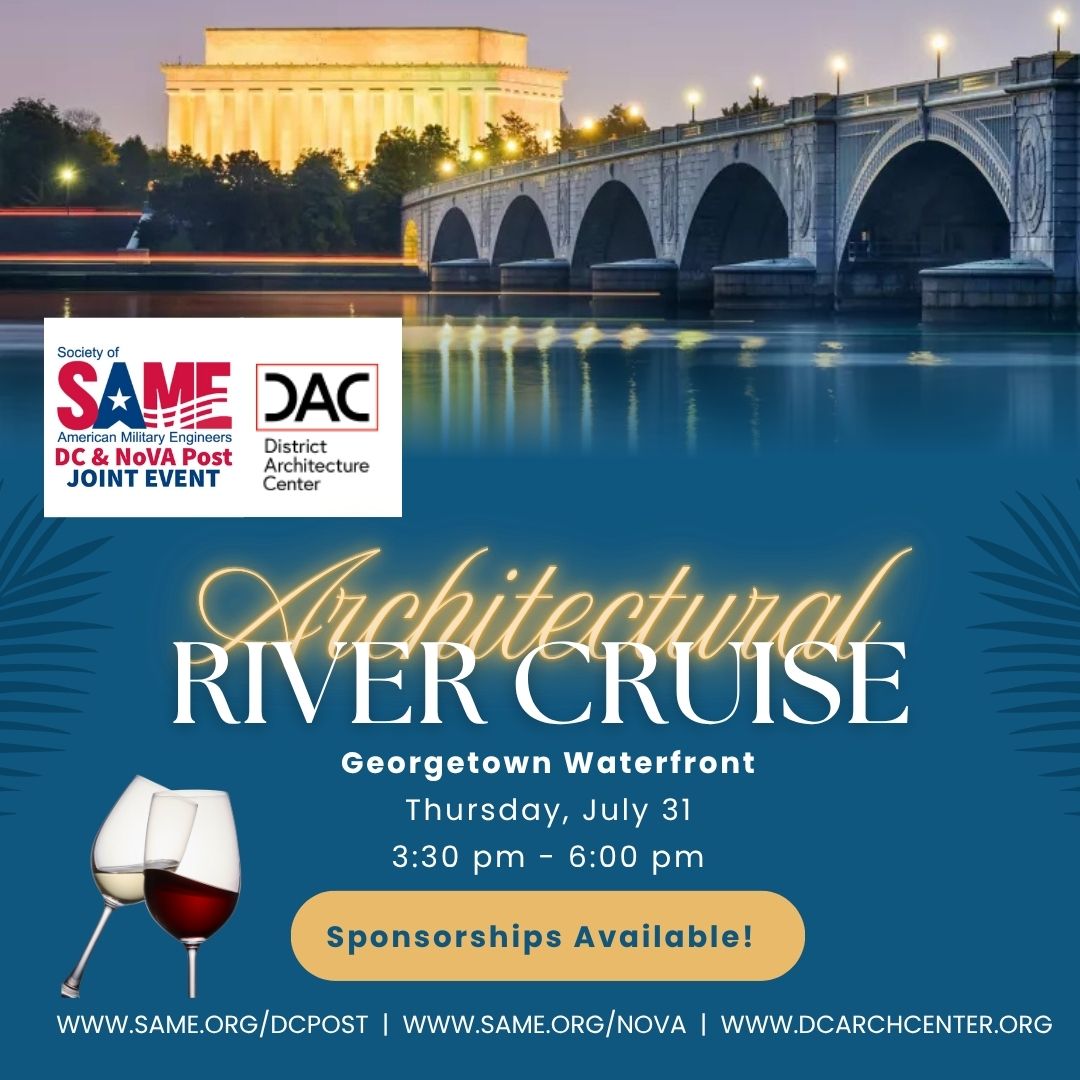 SAME DC & NoVA W/ AIA DC - July 31 - Architectural River Cruise (1 PHD / 1 AIA LU) - SAME
