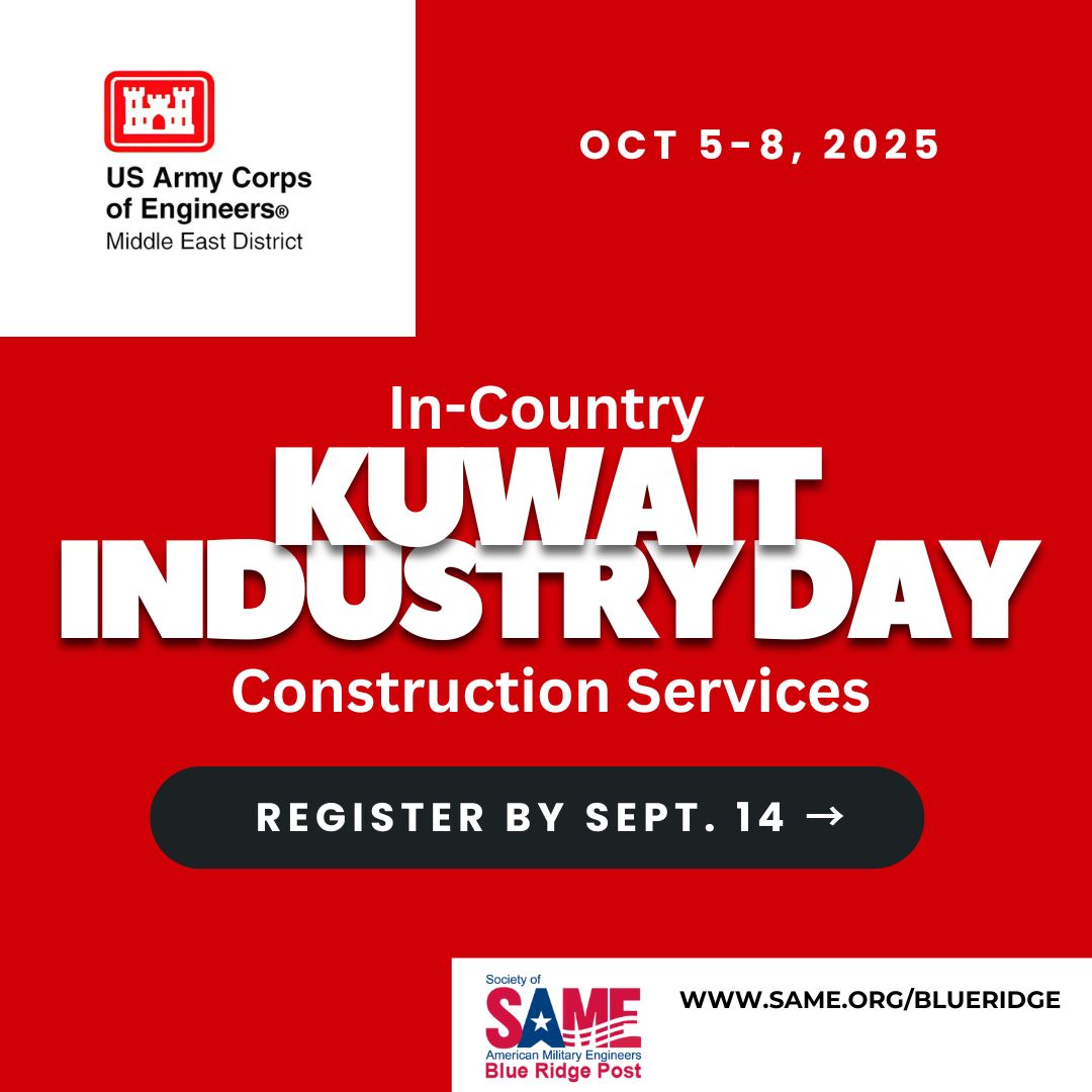 SAME Blue Ridge - Oct. 5-8, 2025 - USACE Middle East District Kuwait ...